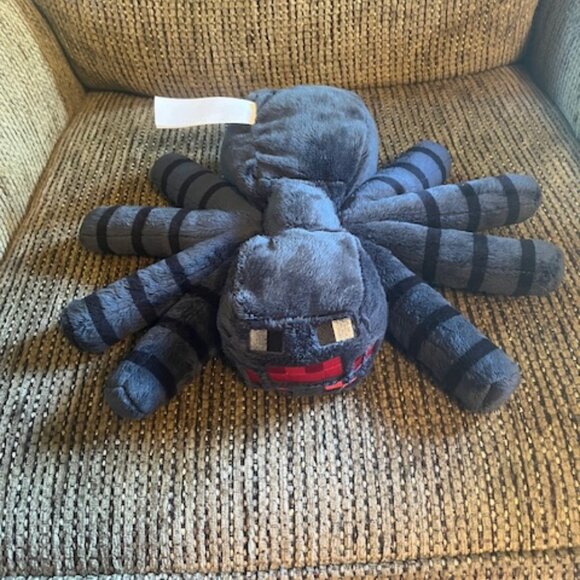 Toys | Minecraft 12 Plushie Guy Spider Plush Toy Medium Size 12 Dark ...